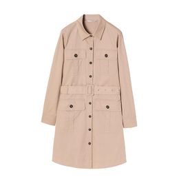 TATUUM Kleid in Beige - 70% | Gr&ouml;&szlig;e 38 | Damen-kleider