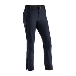Maier Sports Softshellhose "Tech" in Dunkelblau - 65% | Gr&ouml;&szlig;e 42 | Damen-sporthosen