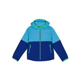 Jack Wolfskin Softshelljacke "Sandbird" in Blau - 40% | Gr&ouml;&szlig;e 116 | Kinder-outdoor-jacken