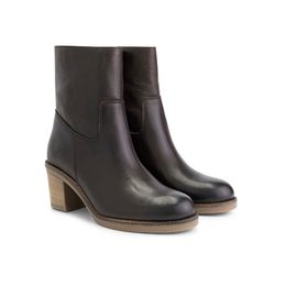 TRAVELIN' Leder-Stiefeletten "Meneac" in Braun - 55% | Gr&ouml;&szlig;e 41 | Stiefeletten