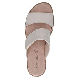 Caprice Leder-Keilpantoletten in Creme - 28% | Gr&ouml;&szlig;e 41 | Damen-pantoletten