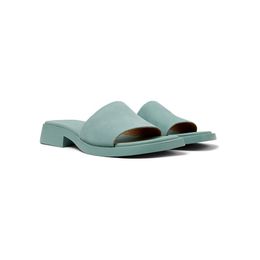 Camper Leder-Pantoletten "Dana" in T&uuml;rkis - 60% | Gr&ouml;&szlig;e 36 | Damen-pantoletten