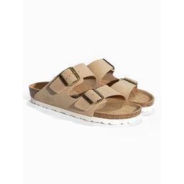 Sunbay Leder-Pantoletten "Trefle" in Beige - 59% | Gr&ouml;&szlig;e 38 | Damen-pantoletten