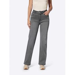 Heine Jeans - Regular fit - in Grau - 75% | Gr&ouml;&szlig;e 44 | Damenjeans