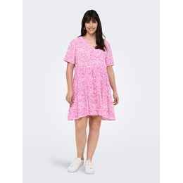 Only Carmakoma Kleid in Rosa - 42% | Gr&ouml;&szlig;e 44 | Damen-kleider