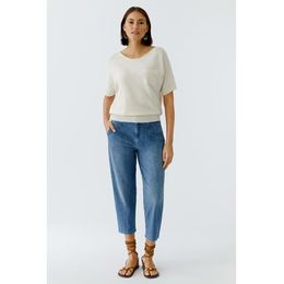 Oui Pullover in Creme - 55% | Gr&ouml;&szlig;e 42 | Damen-pullover-cardigans