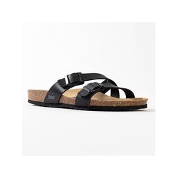 Sunbay Pantoletten "Bambou" in Schwarz - 69% | Gr&ouml;&szlig;e 38 | Damen-pantoletten