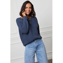 L'armoire de Suzette Pullover in Dunkelblau - 73% | Gr&ouml;&szlig;e 34/36 | Damen-pullover-cardigans