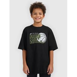 4F Shirt in Schwarz - 39% | Gr&ouml;&szlig;e 134/140 | Kinder-oberteile