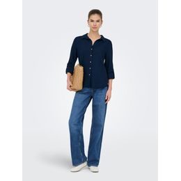 Only Bluse in Dunkelblau - 50% | Gr&ouml;&szlig;e S | Damen-blusen
