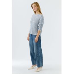 Oui Pullover in Hellblau - 72% | Gr&ouml;&szlig;e 42 | Damen-pullover-cardigans