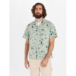 Marmot Funktionshemd "Muir Camp Novelty" in Gr&uuml;n - 70% | Gr&ouml;&szlig;e S | Herren-sportshirts