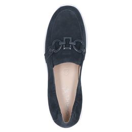 Caprice Leder-Slipper in Dunkelblau - 39% | Gr&ouml;&szlig;e 41 | Damen-schuhe-halbschuhe