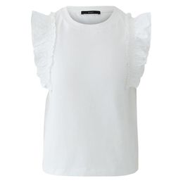 Oui Shirt in Wei&szlig; - 47% | Gr&ouml;&szlig;e 40 | Damen-tops