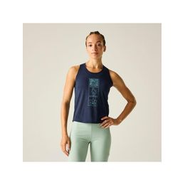 Dare 2b Trainingstop "Harmonic" in Dunkelblau - 54% | Gr&ouml;&szlig;e 46 | Damen-outdoor-tops-shirts