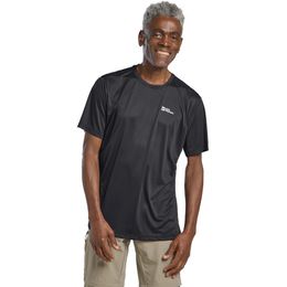Jack Wolfskin Funktionsshirt "Tech T" in Schwarz - 34% | Gr&ouml;&szlig;e L | Herren-sportshirts