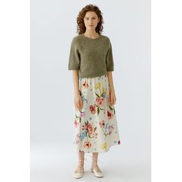 Oui Pullover in Khaki - 75% | Gr&ouml;&szlig;e 36 | Damen-pullover-cardigans