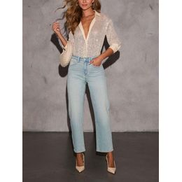 Milan Kiss Bluse in Creme - 64% | Gr&ouml;&szlig;e M | Damen-blusen