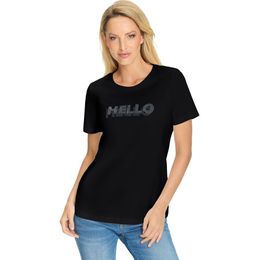 Heine Shirt in Schwarz - 52% | Gr&ouml;&szlig;e 38 | Damen-tops