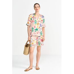 Rich & Royal Rich & Royal Bluse in Creme/ Bunt - 65% | Gr&ouml;&szlig;e 38 | Damen-blusen