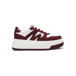 Steve Madden Sneakers in Wei&szlig;/ Rot - 50% | Gr&ouml;&szlig;e 40 | Damen-sneakers
