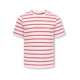KIDS Only Shirt "Helle" in Rosa/ Rot - 41% | Gr&ouml;&szlig;e 146/152 | Kinder-oberteile