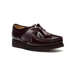 Clarks Leder-Schn&uuml;rschuhe "Wallabee" in Lila - 62% | Gr&ouml;&szlig;e 37,5 | Damen-schnuerschuhe