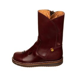 El Naturalista Leder-Stiefel in Dunkelrot - 65% | Gr&ouml;&szlig;e 27 | Kinderstiefel