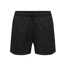 Only & Sons ONLY & SONS Badeshorts "Onsbasile" in Schwarz - 22% | Gr&ouml;&szlig;e L | Herren-bademode-sport