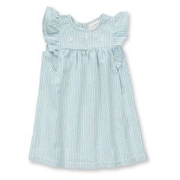 Sense Organics Kleid "Franja" in Hellblau/ Wei&szlig; - 54% | Gr&ouml;&szlig;e 134/140 | Kinderkleider