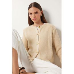 Happiness Istanbul Cardigan in Beige - 69% | Damen-pullover-cardigans