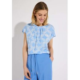 More & More More & More Bluse in Hellblau/ Wei&szlig; - 48% | Gr&ouml;&szlig;e 34 | Damen-blusen