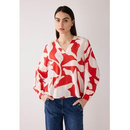 More & More More & More Bluse in Rot/ Wei&szlig; - 60% | Gr&ouml;&szlig;e 34 | Damen-blusen