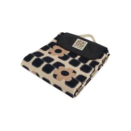 Regatta Picknickdecke "Orla" in Beige/ Schwarz - (B)148 x (H)135 cm - 32% | Damen-outdoor-ausruestung
