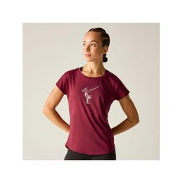 Dare 2b Trainingsshirt "Serenity" in Rot - 57% | Gr&ouml;&szlig;e 38 | Damen-outdoor-tops-shirts