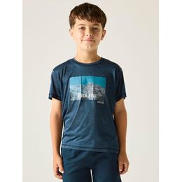 Regatta Funktionsshirt "Alvarado" in Dunkelblau - 66% | Gr&ouml;&szlig;e 140 | Kinder-oberteile