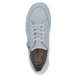 Caprice Leder-Sneakers in Wei&szlig; - 38% | Gr&ouml;&szlig;e 40 | Damen-sneakers
