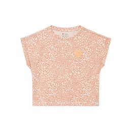 Noppies Shirt in Orange/ Wei&szlig; - 30% | Gr&ouml;&szlig;e 134 | Kinder-oberteile