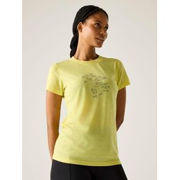 Regatta Funktionsshirt "Escade" in Gelb - 68% | Gr&ouml;&szlig;e 40 | Damen-outdoor-tops-shirts