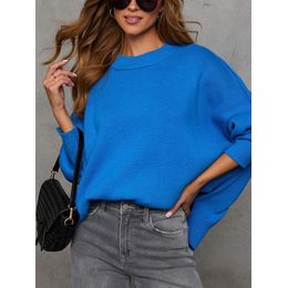 LA Angels Pullover in Blau - 67% | Gr&ouml;&szlig;e L | Damen-pullover-cardigans