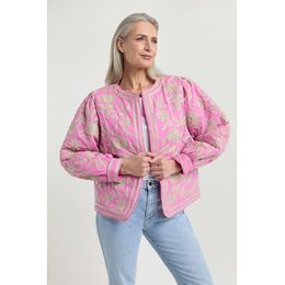 Josephine & Co Josephine & Co &Uuml;bergangsjacke "Daaf" in Rosa/ Beige - 68% | Gr&ouml;&szlig;e 46 | Damenjacken