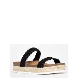 BACKSUN Pantoletten "Pise" in Schwarz - 57% | Gr&ouml;&szlig;e 42 | Damen-pantoletten