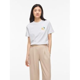 Vila Shirt "Vinora" in Wei&szlig; - 50% | Gr&ouml;&szlig;e XS | Damen-tops