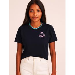 WOOOP Shirt in Dunkelblau - 40% | Gr&ouml;&szlig;e M | Damen-tops