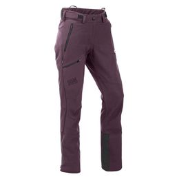 Maul Sport Softshell-Trekkinghose "Bergh&uuml;tte" in Lila - 72% | Gr&ouml;&szlig;e 34 | Damen-sporthosen