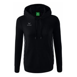 Erima Hoodie "Essential Team" in Schwarz - 58% | Gr&ouml;&szlig;e 40 | Damen-pullover-cardigans