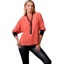 Heine Bluse in Orange - 60% | Gr&ouml;&szlig;e 42 | Damen-blusen