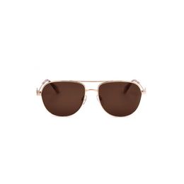 Vivienne Westwood Damen-Sonnenbrille in Braun/ Gold - 70% | Gr&ouml;&szlig;e 56 | Damen-brillen