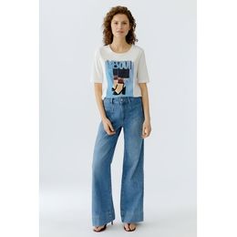Oui Shirt in Wei&szlig; - 68% | Gr&ouml;&szlig;e 40 | Damen-tops