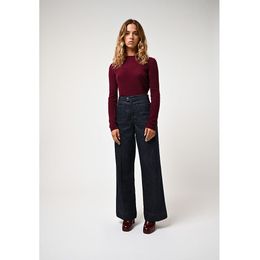 AUTHENTIC CASHMERE Kaschmir-Pullover "Bella" in Bordeaux - 76% | Gr&ouml;&szlig;e S | Damen-pullover-cardigans